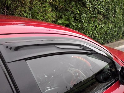 NEW MAZDA RX8 RX-8 AUTOEXE FRONT SIDE DOOR WINDOW RAIN GUARD SMOKED ...