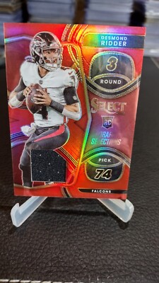 2022 Panini Select Red Draft Selections Rookie Jersey Desmond Riddler ...