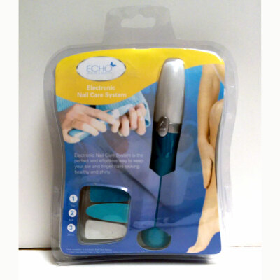 Echo Nail Care System-Electronic Manicure/Pedicure Nail Care Tool-File ...