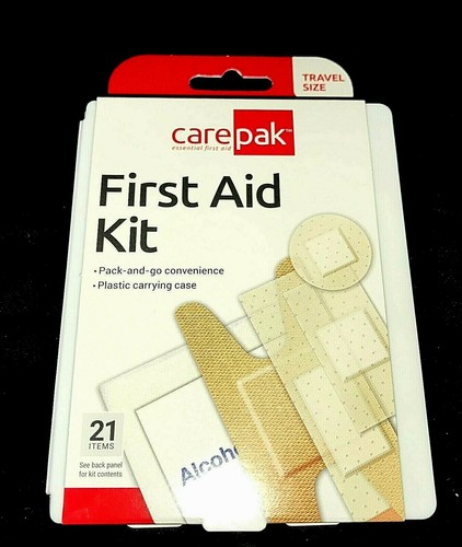 New! "Care Pak" FIRST AID KIT Travel Size 21 items NIP | eBay