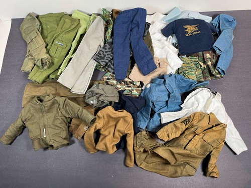 1/6 Scale Clothing Uniform LOT 12" Figure BBI GI Joe Dragon Ultimate ...