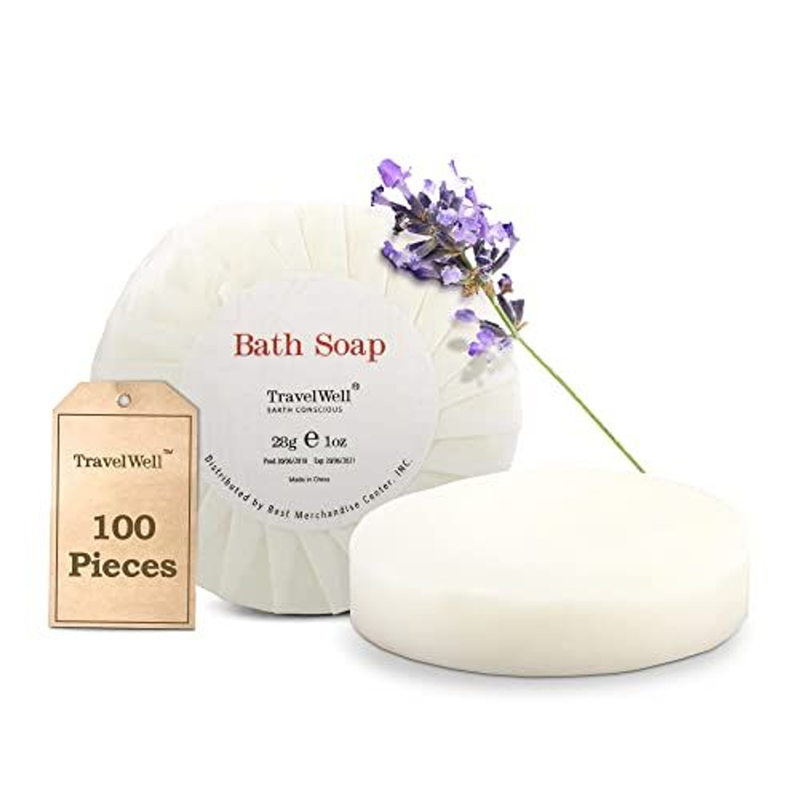 Bar Soap Bulk 100 Pack, 1.0 oz Travel Size Soap Bars - Individually ...