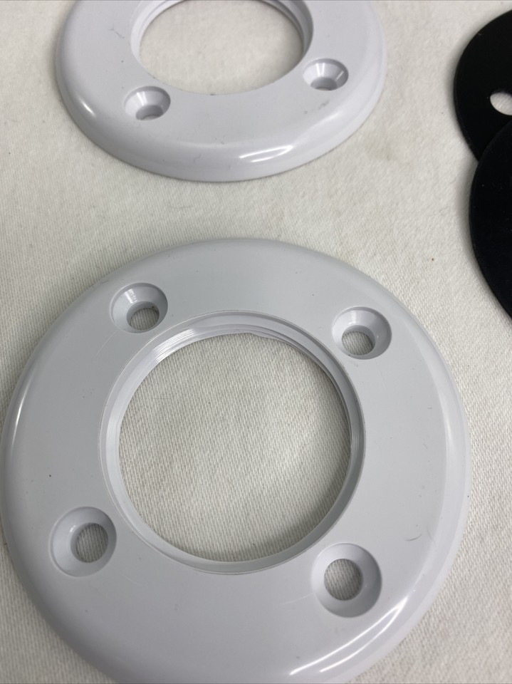 Hayward Vinyl Pool Threaded Return SPX1411B Faceplates Gaskets White | eBay