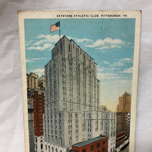 Vintage Pittsburgh PA Postcard Keystone Athletic Club 1931 | eBay
