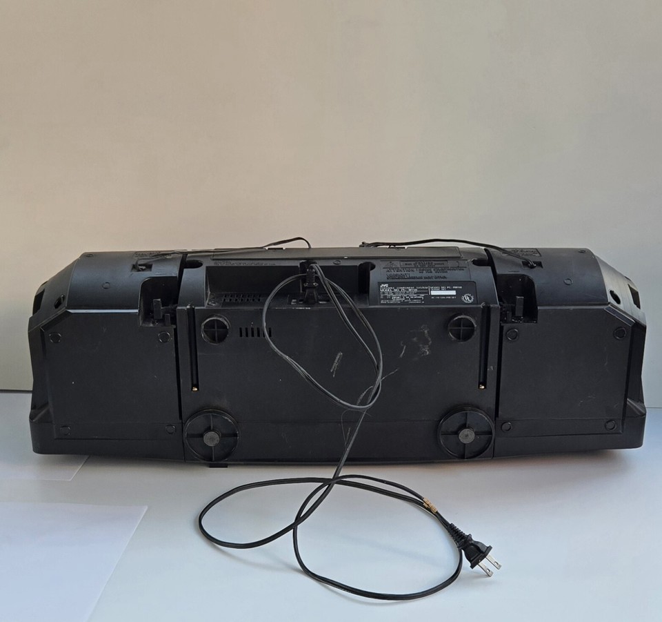 Vintage JVC PC-W150 4 Band Super Bass Horn Dual Cassette Boombox Tested ...