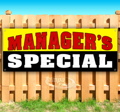 MANAGER'S SPECIAL Advertising Vinyl Banner Flag Sign Many Sizes | eBay