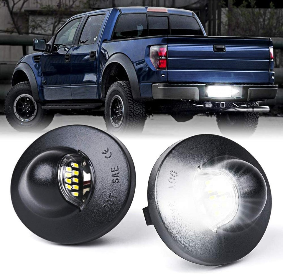 2x LED License Plate Light Replacement for Ford F150 F250 F350 1990 ...