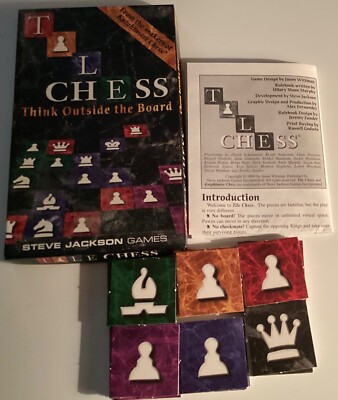 Tile Chess 1st Edition Boxed Set Steve Jackson Games MINT Unplayed 2-6 ...
