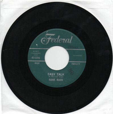 Hank Marr Easy Talk On Federal Original 45 | eBay