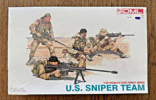 Dragon DML 1/35 US Sniper Team 3016 Elite Force Figures Model Sealed 1: ...
