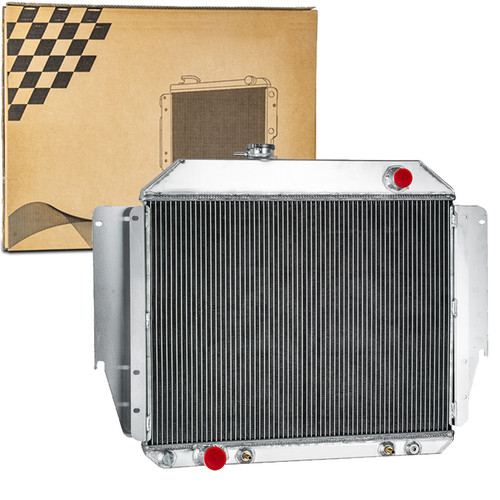 4Row Radiator Fit 1979-1991 Ford E100 E150 E250 E350 Econoline 5.0 5.8L ...