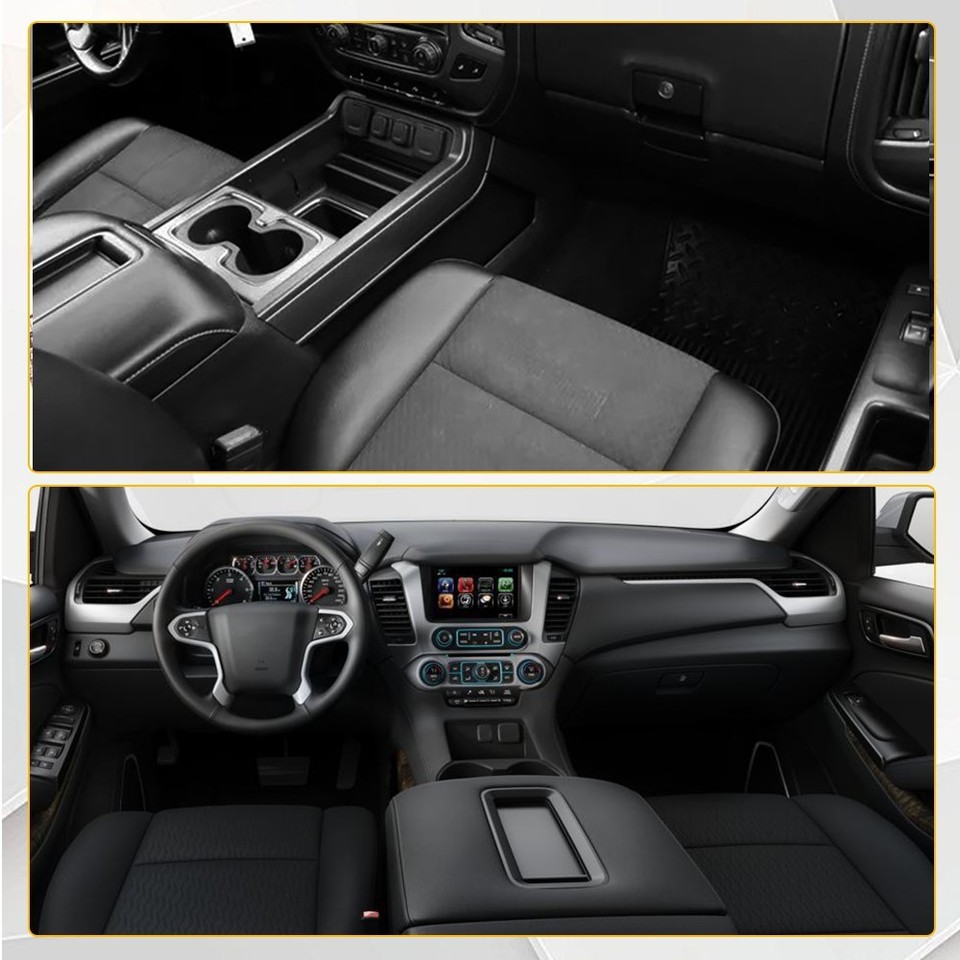 Left Right Bottom Cloth Seat Cover For 2014-2018 GMC Sierra 1500 2500HD ...