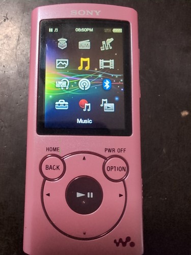 Sony Walkman NW-S764 8GB Digital MP3 Player Pink New Battery | eBay