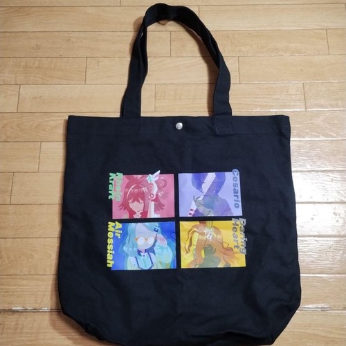 Japan Anime Uma Musume Pretty Derby Aveil Collaboration tote bag Black ...