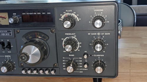 Yaesu FT-101ZD HF Ham Radio Transceiver w/ Power cord and Microphone | eBay