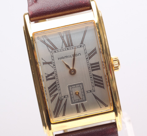 Vintage [Near MINT] HAMILTON Ardmore 6268 Silver Roman Dial Men's ...