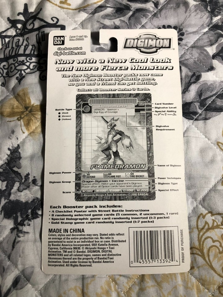 Digimon CCG Digi-Battle Card Game Series 3 4 5 6 Sealed Blister Packs ...