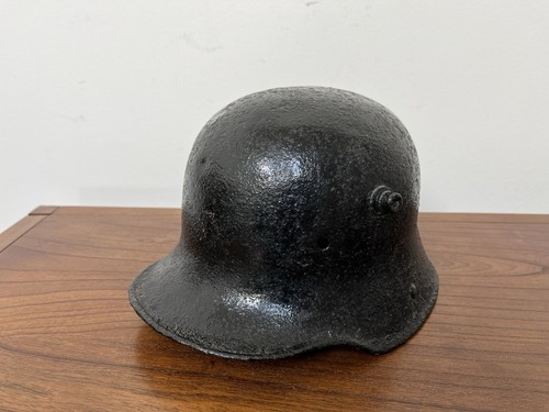WW2 Helmet German Combat Damage Relic Restoration Collector World War 2 ...