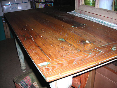 ANTIQUE HAND CRAFTED "AMERICAN CHESTNUT" WOOD PRIMITIVE COUNTRY FARM ...