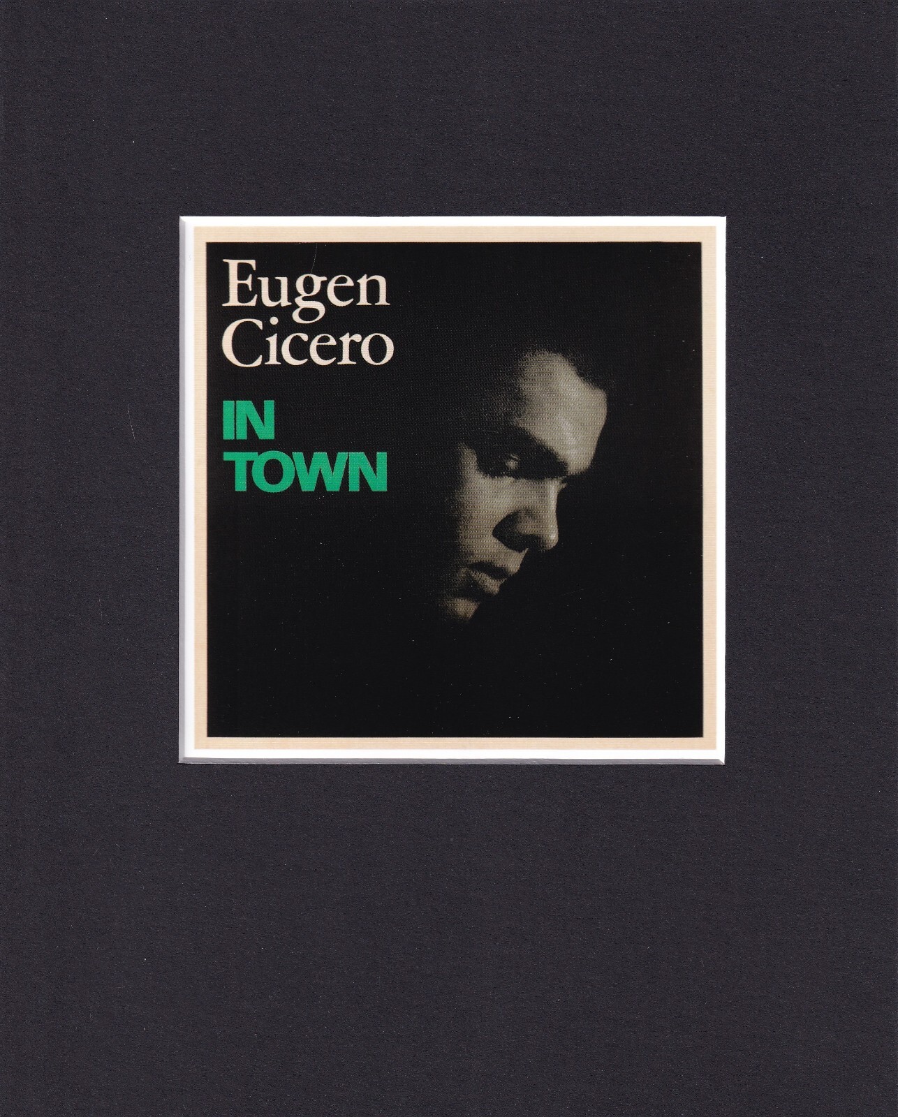 8X10" Matted Print Album Cover Jazz Art Picture: Eugen Cicero, In Town ...