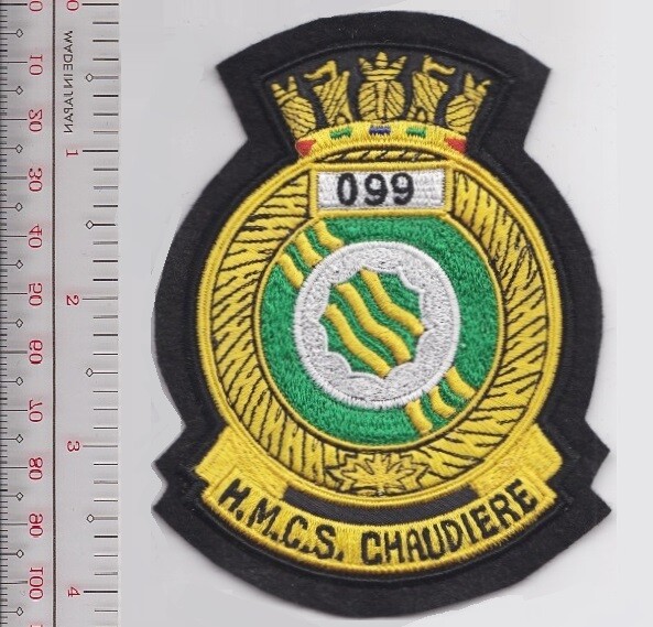 Canada Royal Navy RCN WWII HMCS Chaudiere H099 Destroyer River Class NO ...