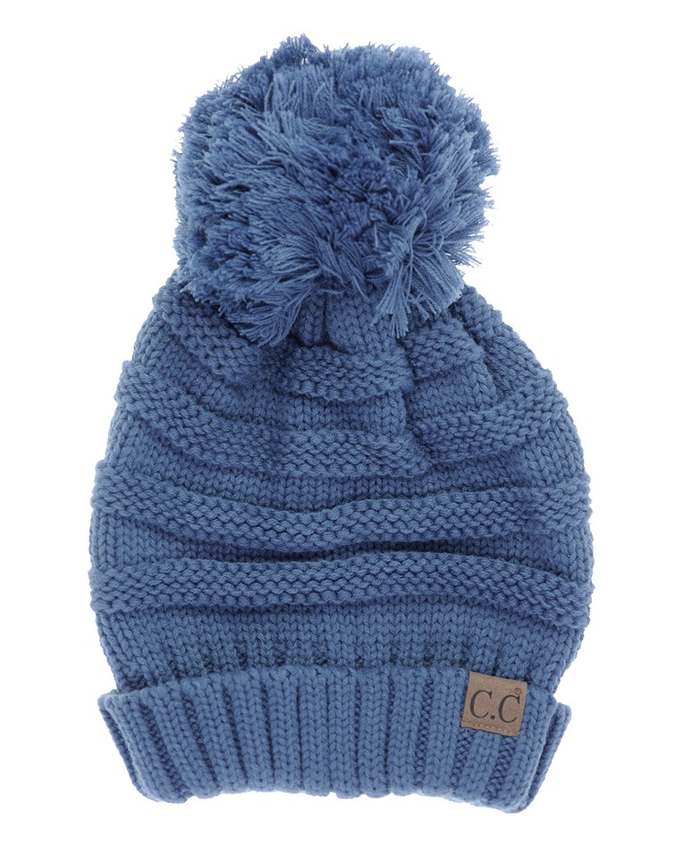 BRAND NEW CC Beanie Trendy Oversized Hat Thick Solid Cable Knit with ...