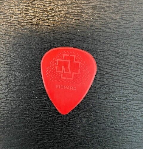 RAMMSTEIN #2 / RICHARD KRUSPE / TOUR GUITAR PICK | eBay