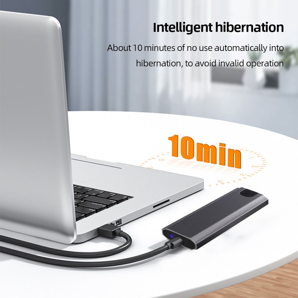 M.2 To USB Type C 3.1 External SSD Adapter M/B/(B+M) Key NVME/NGFF Dual ...
