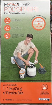 Bestway Flowclear Polysphere Pool Filtration Spheres for Sand Filter ...