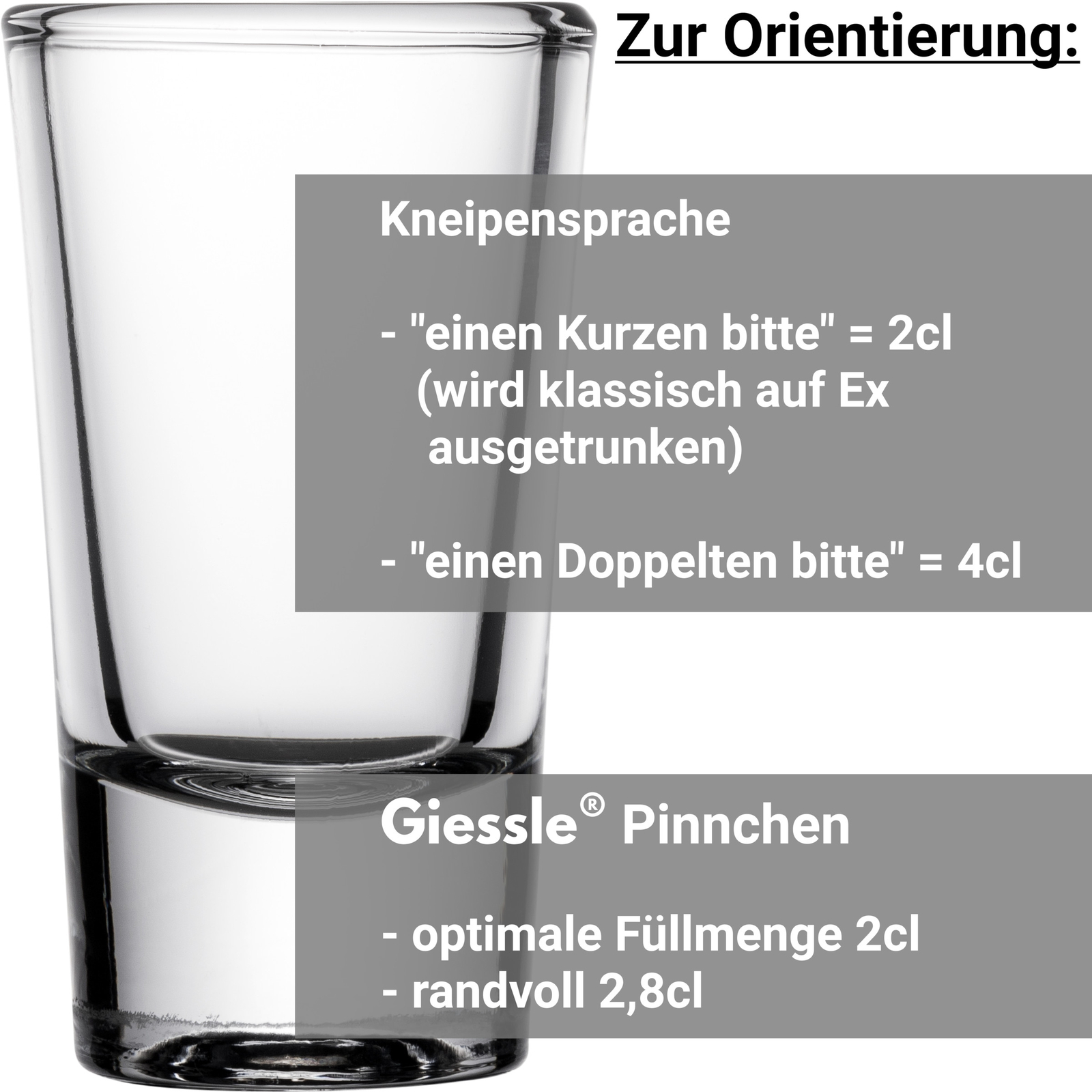 50 Stück Schnapsgläser, Wodka Schnapsglas Pinchen Pinnchen Stamper 2cl ...