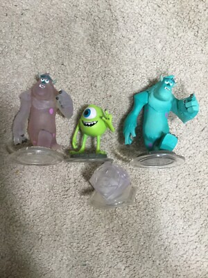 Lot of 4 Disney Infinity Pixar Monsters Inc Figures Crystal Sully | eBay