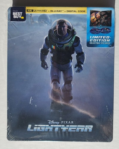 Lightyear Best Buy Limited Edition Collectible Steelbook 4K Ultra HD ...