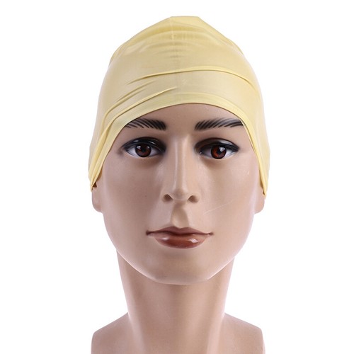 Fake Latex Flesh Skin Unisex Bald Head Wig Cap Rubber Skinhead Costume ...