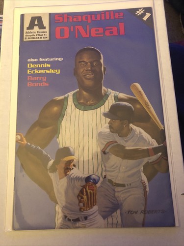 Shaquille O'Neal Athletic Comics Issue #1 O'Neal/Eckersley/Bonds High ...