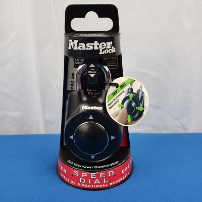 Master Lock Speed Dial Resettable Combination 1500iD Directional ...