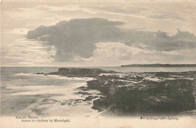 Postcard Botany Bay Heads Sydney by Moonlight Australia | eBay