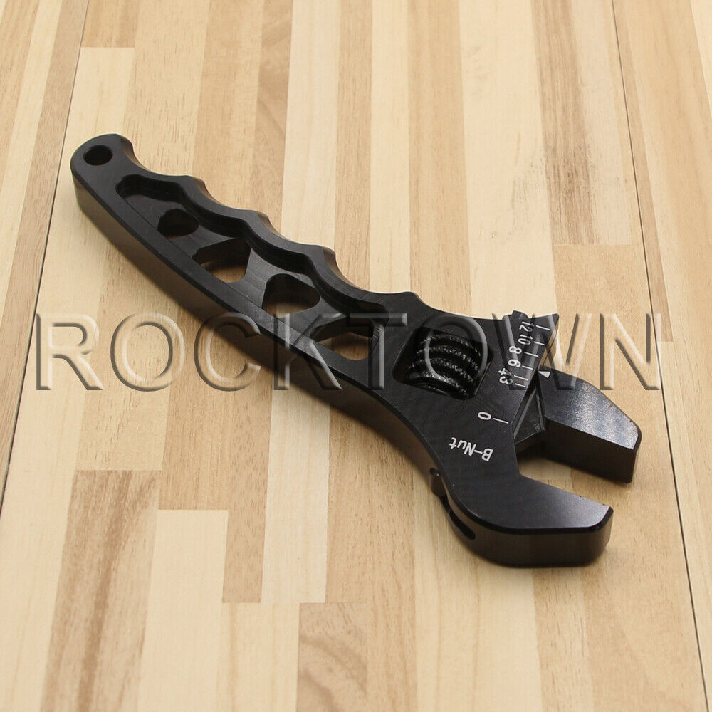 Black AN AN3 3AN-12AN Aluminum Anodized Wrench Spanner Fitting Tools ...