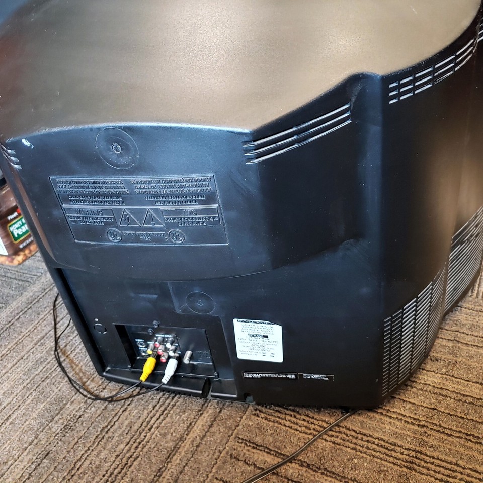 Zenith 27 Inch CRT TV Retro Gaming Coaxial RCA Input A27B33W Remote ...