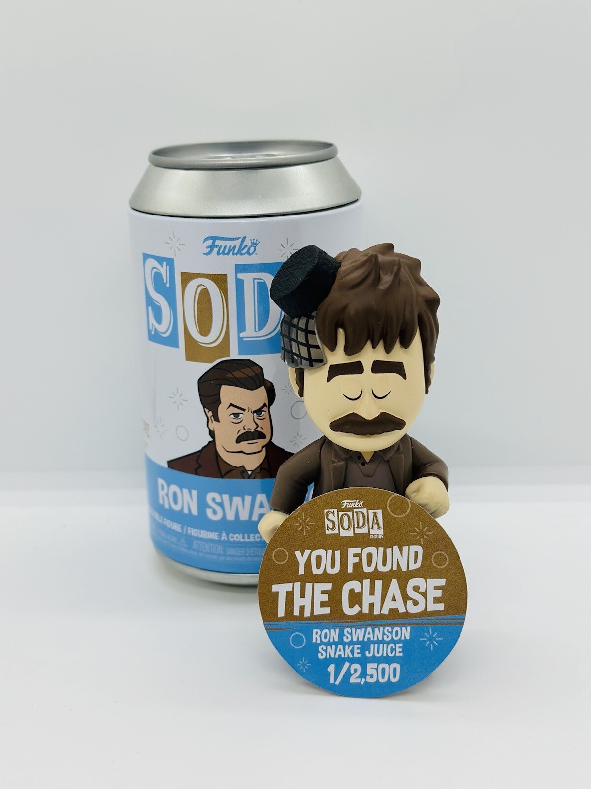 Funko Soda Ron Swanson Snake Juice Soda Chase Parks And Recreation 1/ ...