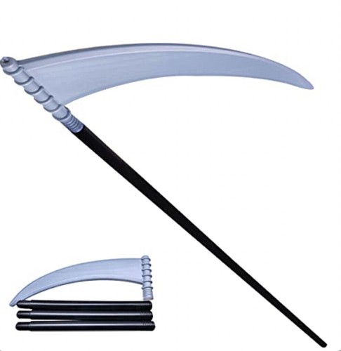 Halloween Plastic Grim Reaper Scythe 90cm Approx Costume Accessory ...