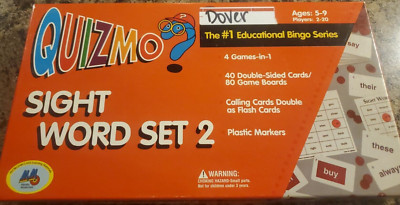 Sight Word Quizmo Set Number 2 | eBay