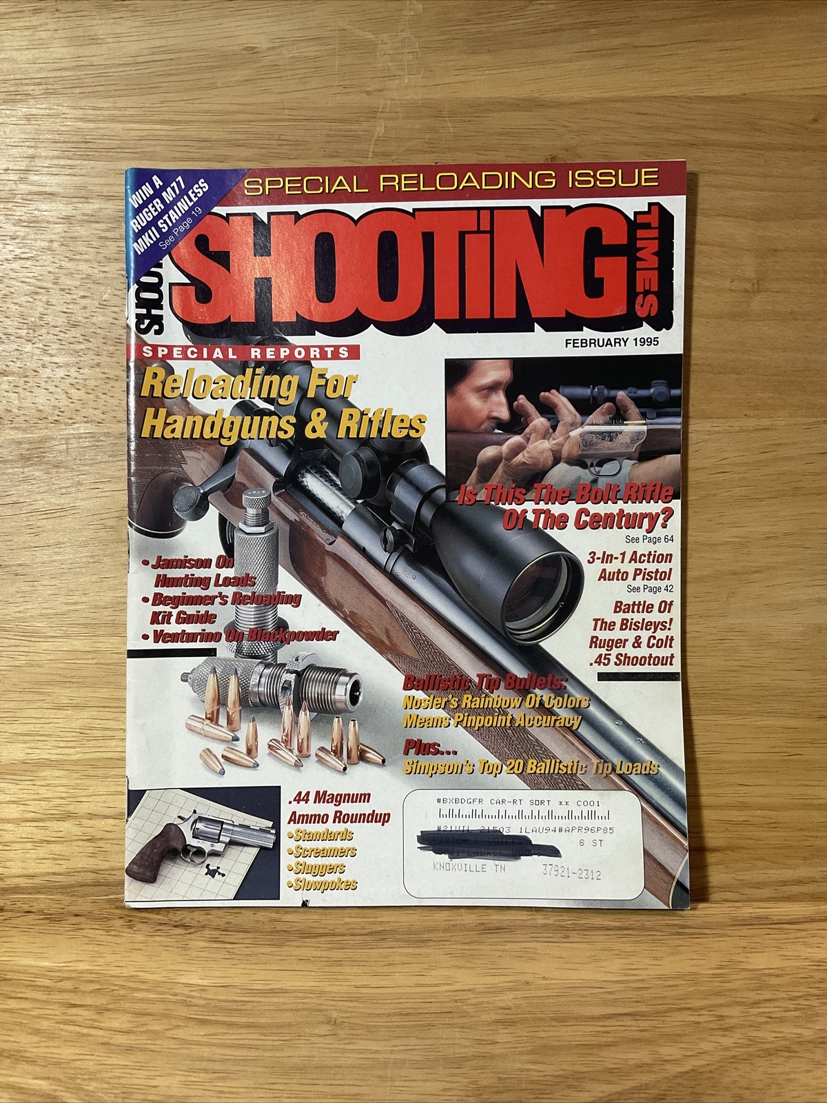 Shooting Times Magazine: February 1995 Special Reloading Issue | eBay