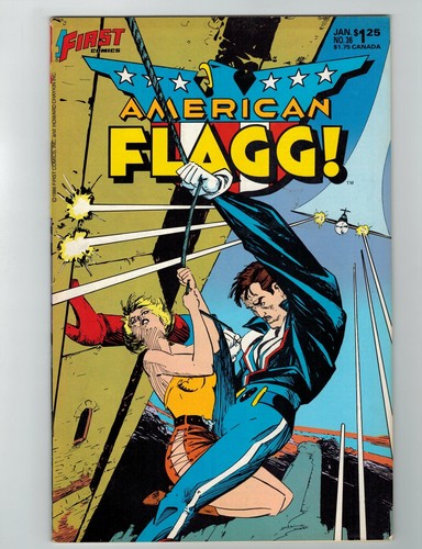 American Flagg! #36 Comic Book January 1987 First Comics | eBay