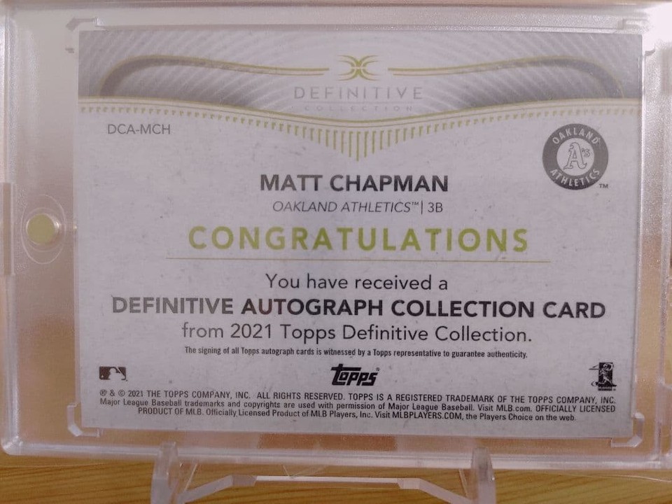 Chapman autograph card topps | eBay