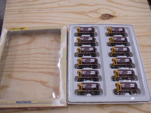 HO Scale burlington northern BN Mining Ore Car 12-Pack Set Walthers 932 ...