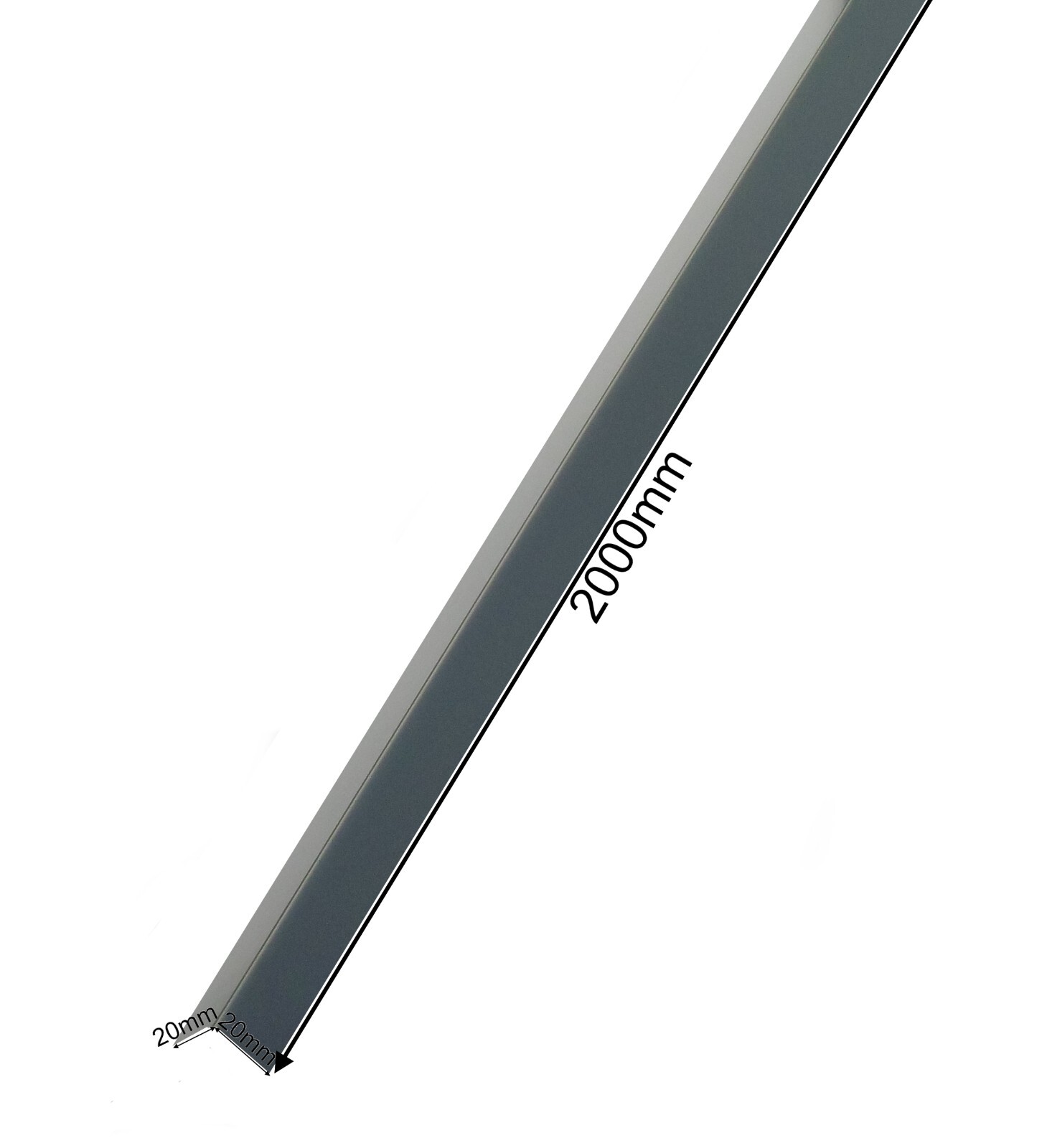 Alu-blech-winkel Winkelblech Aluwinkel Kantenschutz Alu grau anthrazit ...