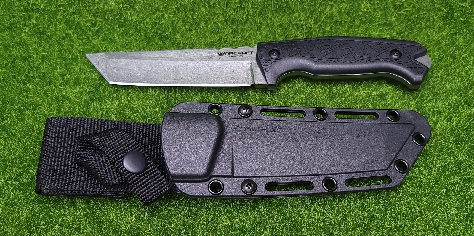 Cold Steel Warcraft Tanto Medium 5.5" Fixed Blade Knife 4034 Steel ...