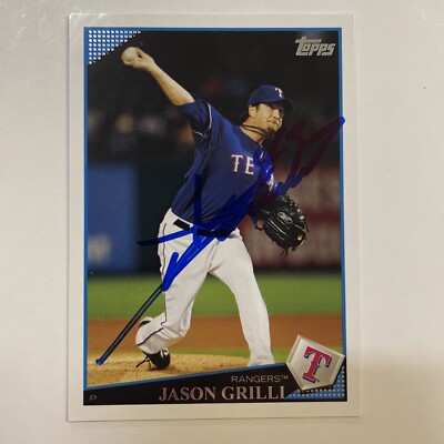 Jason Grilli 2009 Topps Signed Card Autograph Rare MLB Rare O093 | eBay