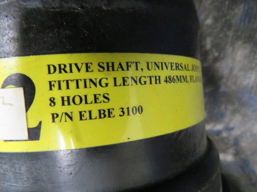 Elbe ELBE-3100 8Hole Universal Joint Drive Shaft 486mm Fitting 255mm FD ...