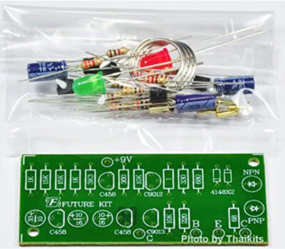 Basic In Circuit Transistor Tester NPN/PNP 2 x LED Indicator ...